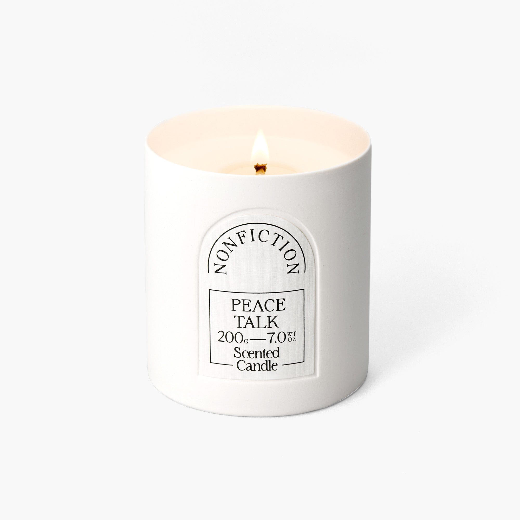 PEACE TALK Scented Candle | NONFICTION Official Site